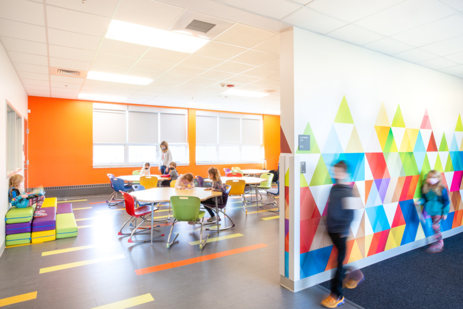 Smithfield Elementary Schools Supergraphics | DBVW Architects